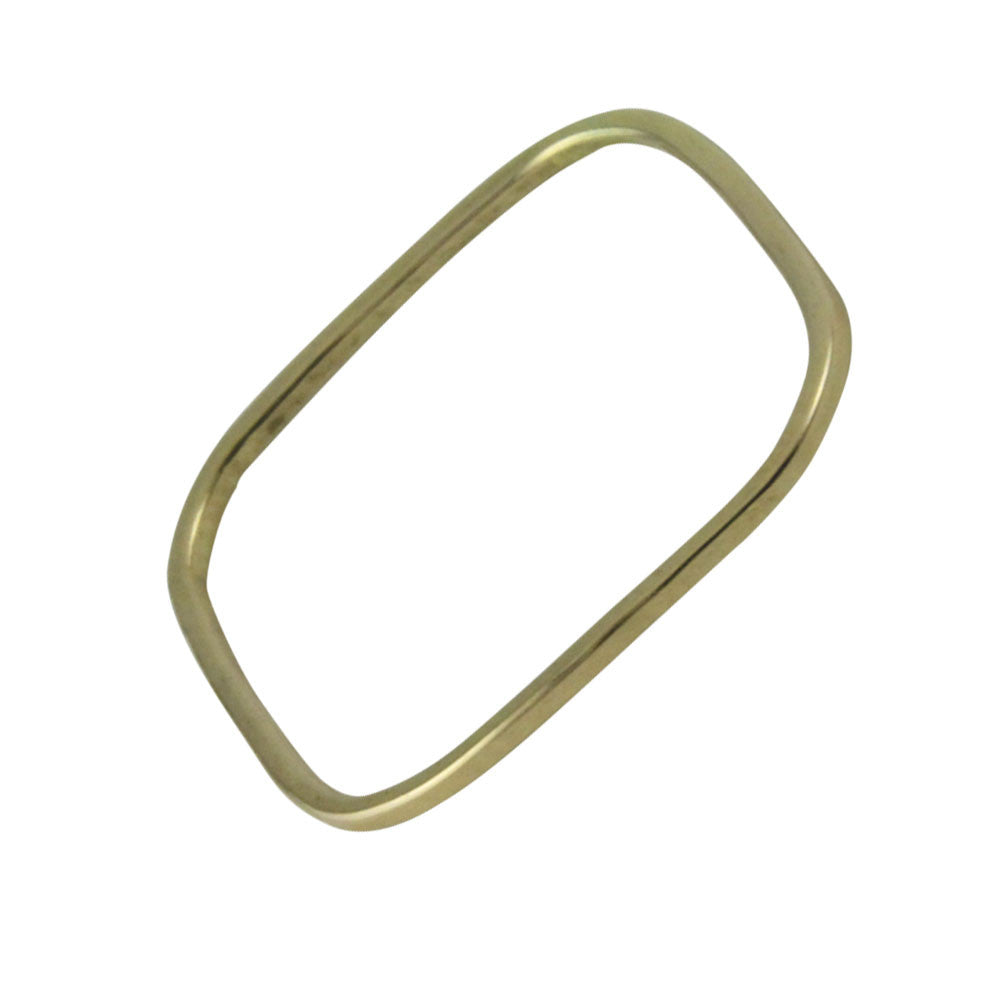 14kt Gold Square Band Ring Dainty Size 5 - Size 8 – apop ...