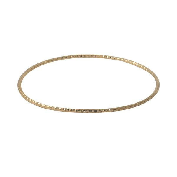 "Galaxy" Sterling Silver Bangle Bracelet Slim Stacking