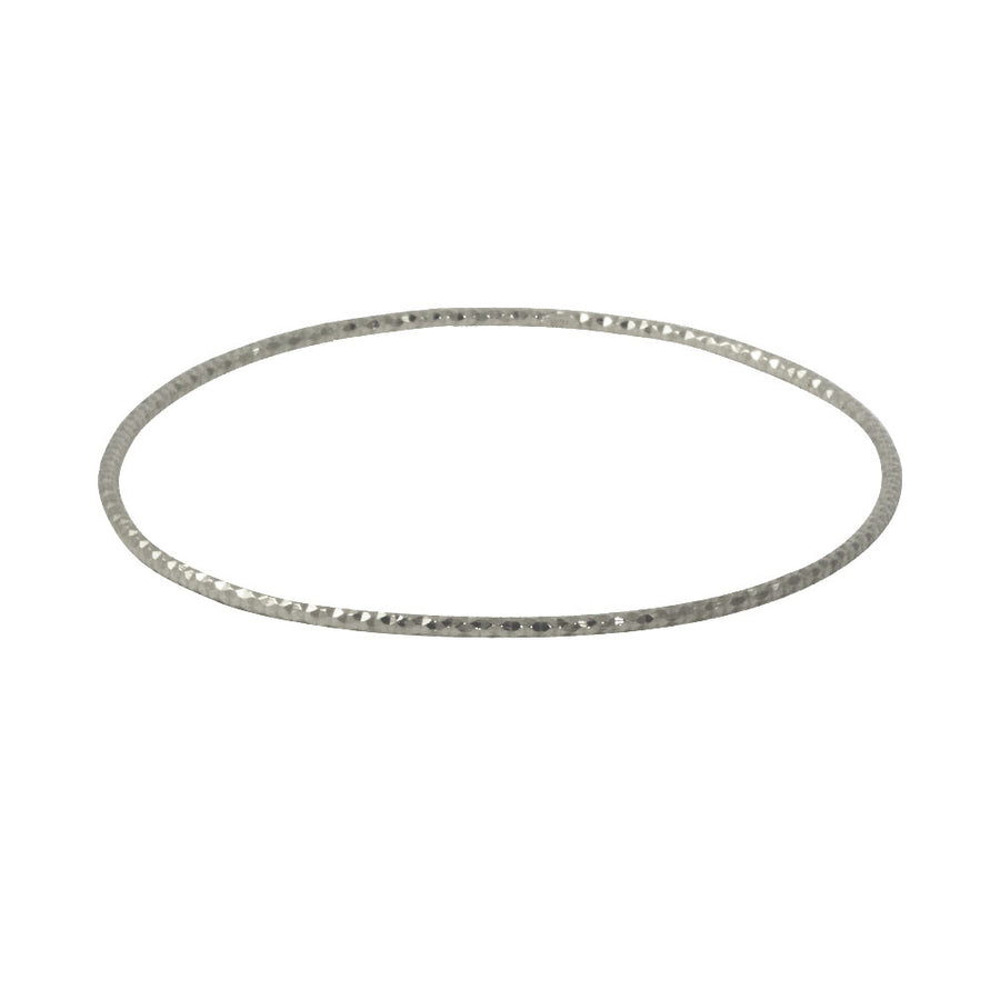 "Galaxy" Sterling Silver Bangle Bracelet Slim Stacking – apop ...